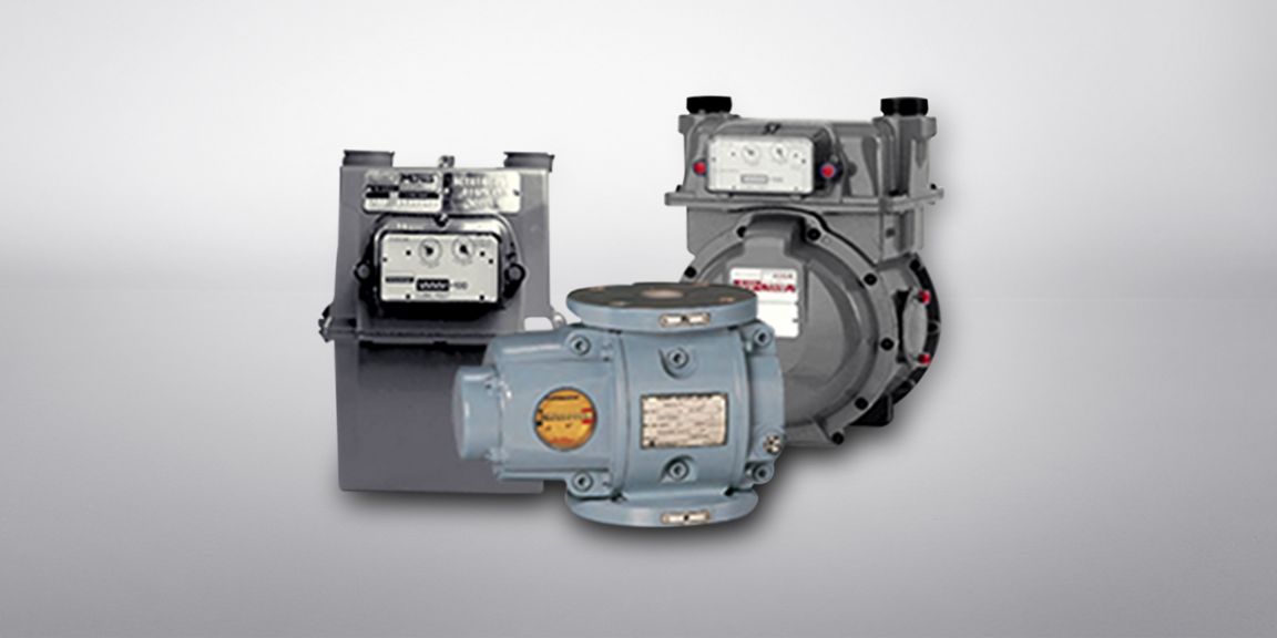 NEW ROMET 3 PORT ROTARY GAS METER MODEL 5000 CAP 5000 Ft3/H, 56% OFF